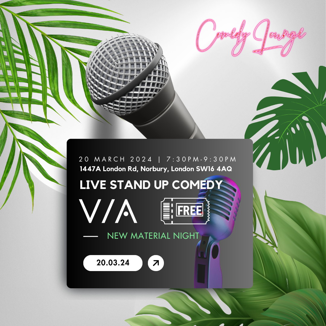 Comedy Lounge at VIA Tapas Bar: Live Stand Up Comedy | Shoobs